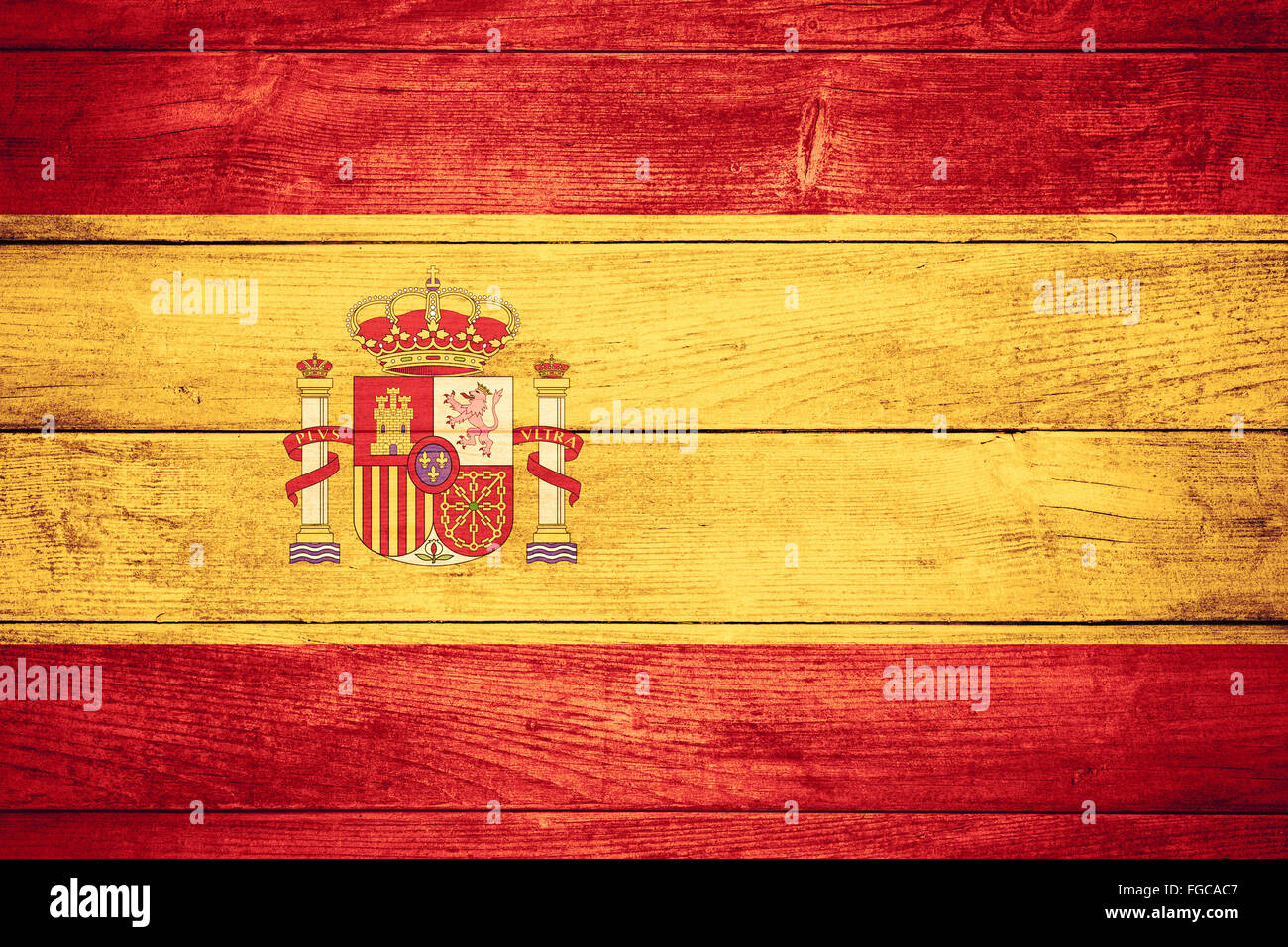 Spanish flag banner hi-res stock photography and images - Alamy