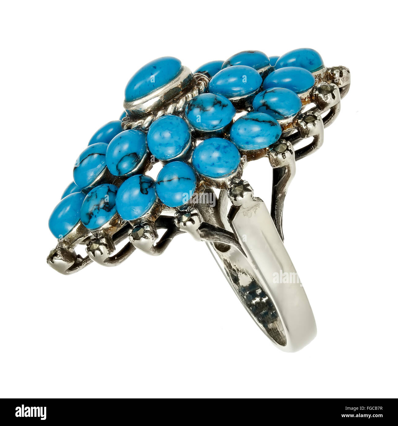 Turquoise glass stones hi-res stock photography and images - Alamy
