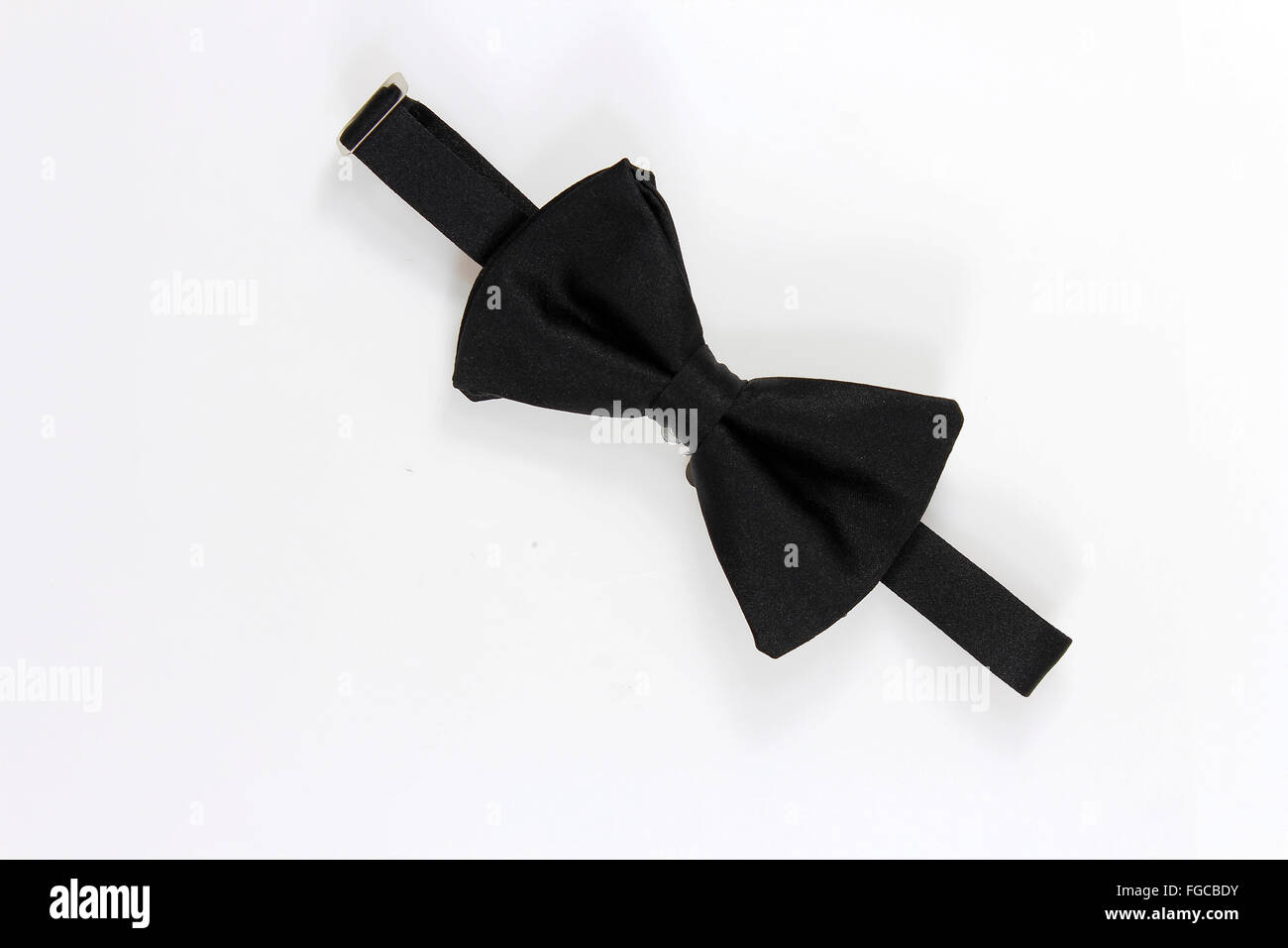 Black bow tie isolated on white background Stock Photo - Alamy