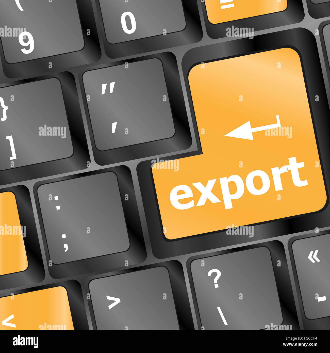 Keyboard key export hi-res stock photography and images - Alamy