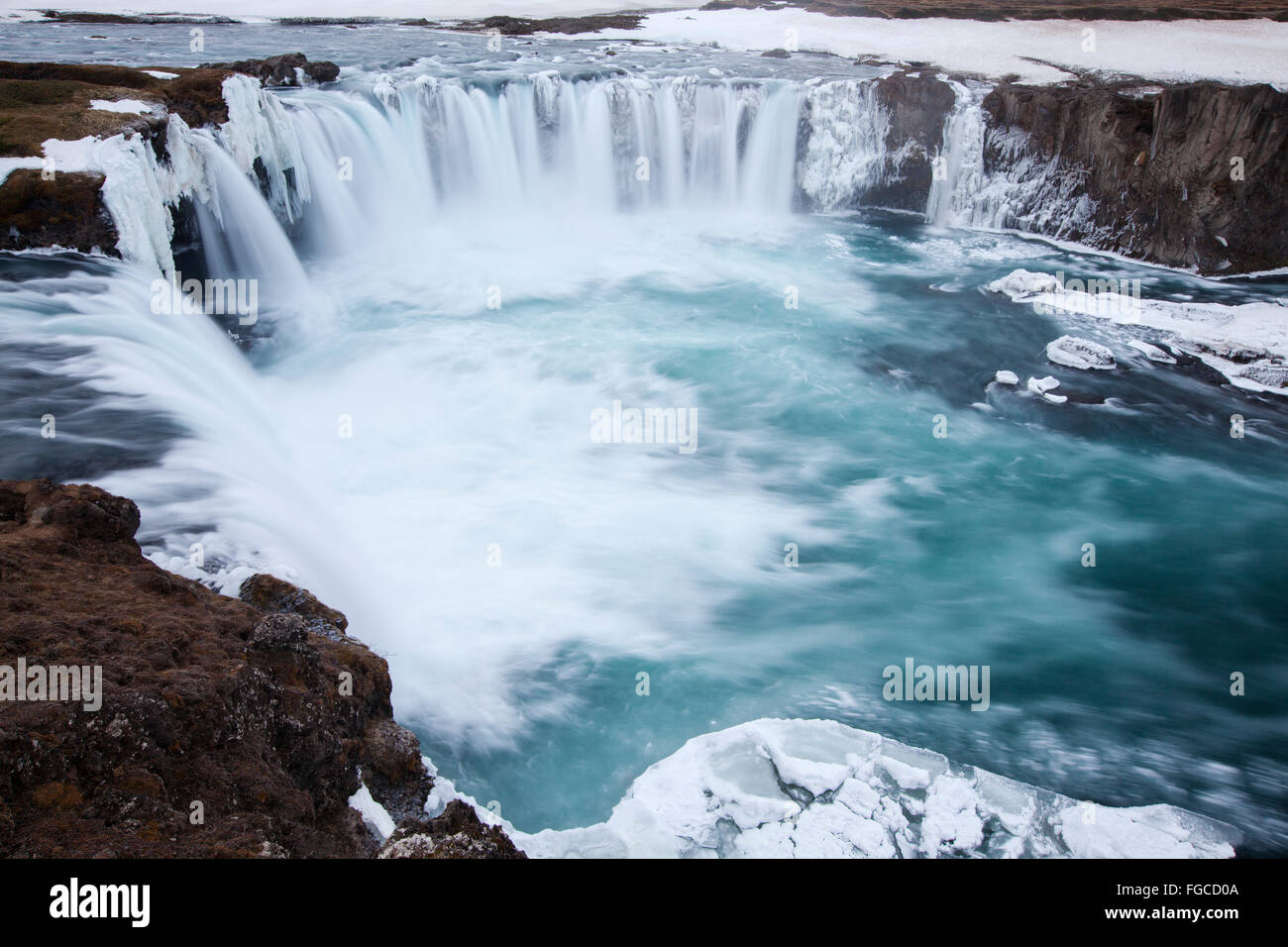 Godafoss fossholl hi-res stock photography and images - Alamy