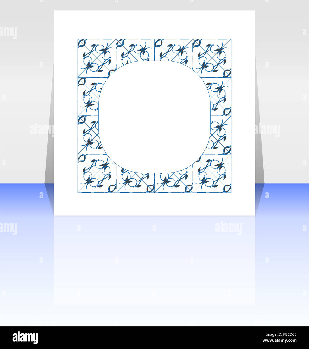 Folder flyer design content background Stock Photo - Alamy