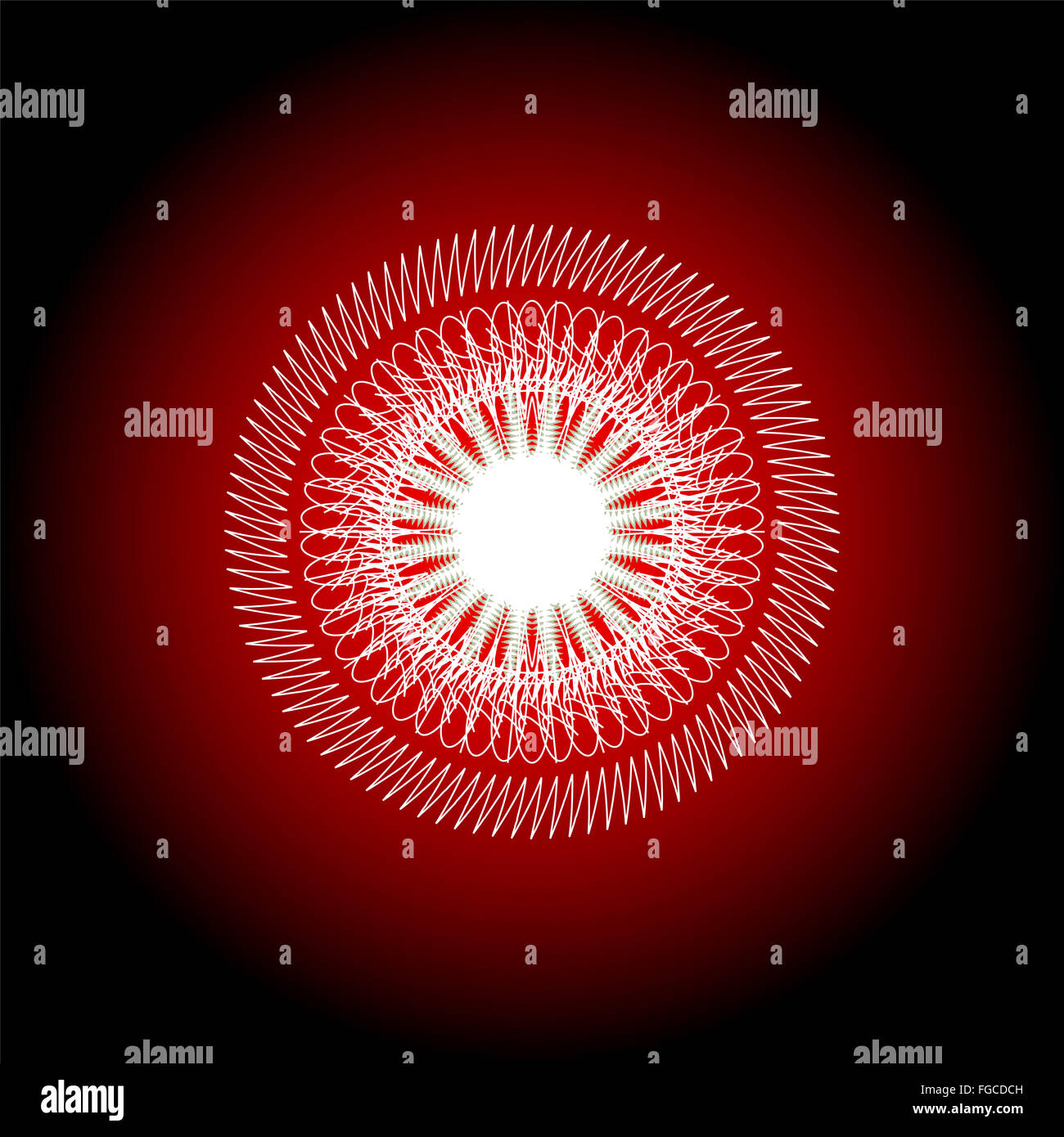 red Decorative design certificate elements. guilloche Patterns set ...