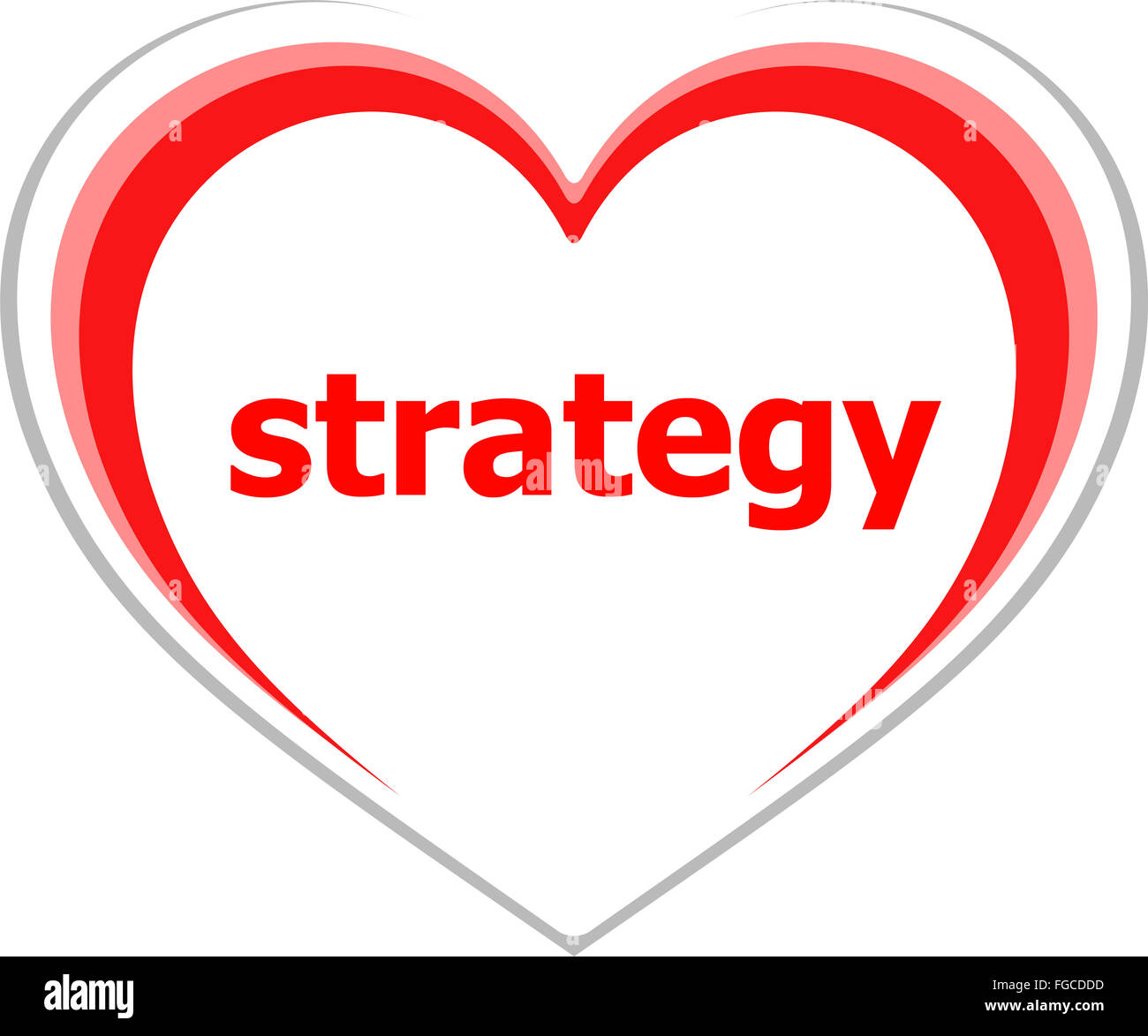 marketing concept, strategy word on love heart Stock Photo - Alamy