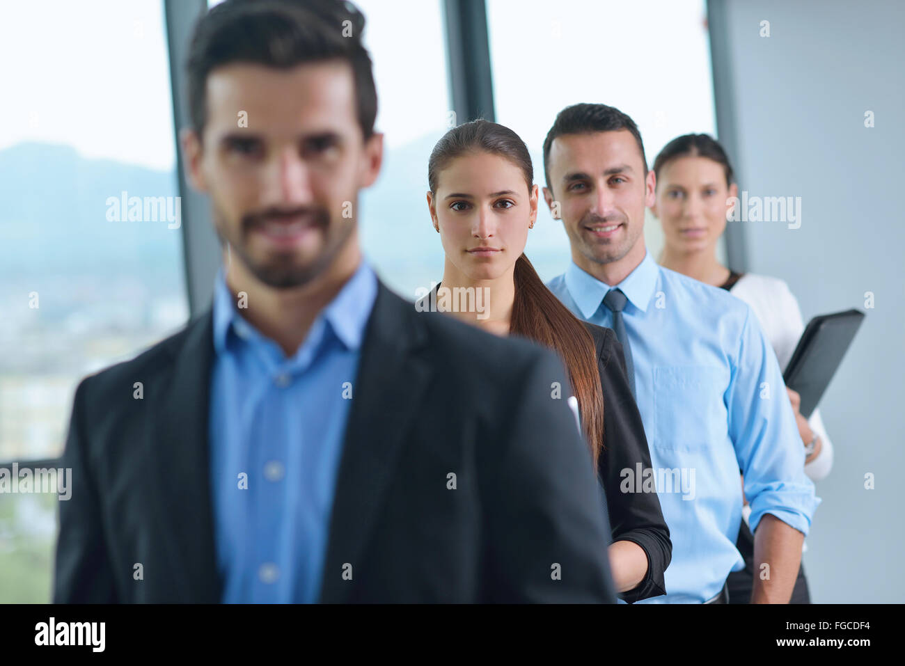 business people group in a meeting at office Stock Photo - Alamy