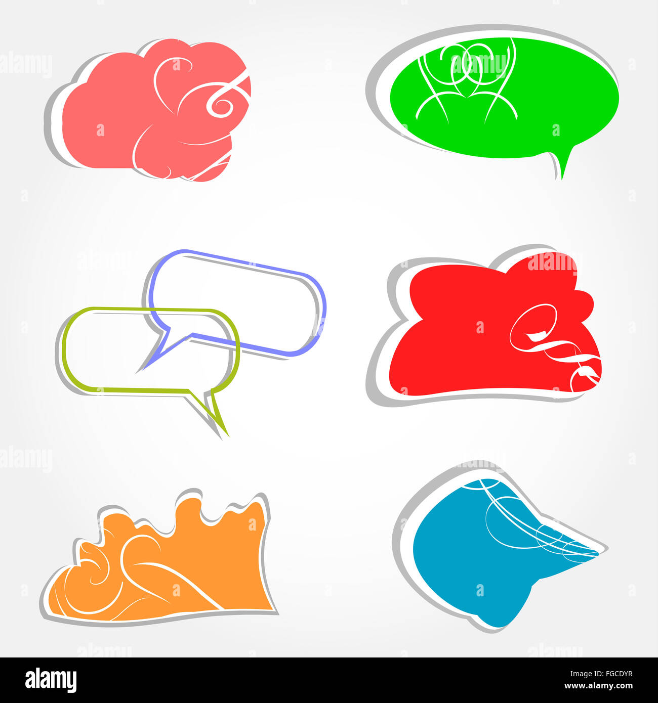 set of cloud icon computing concept design Stock Photo - Alamy