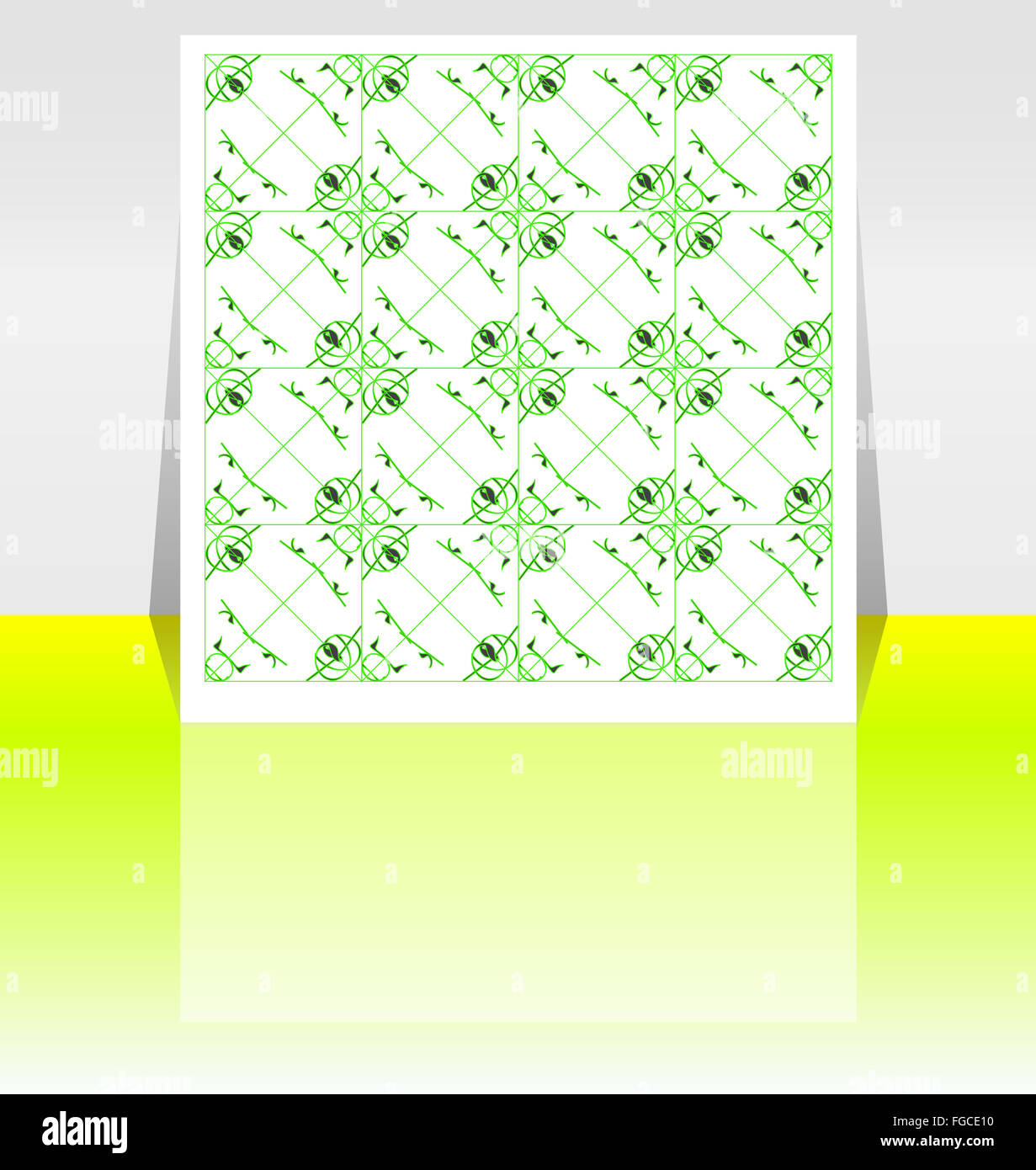 Old fashioned vintage flyer, brochure or cover design for publishing ...