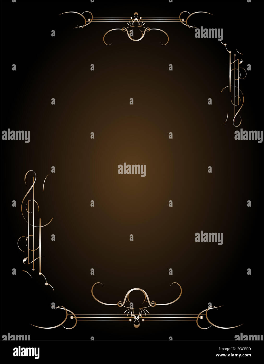 vintage design template Stock Photo - Alamy