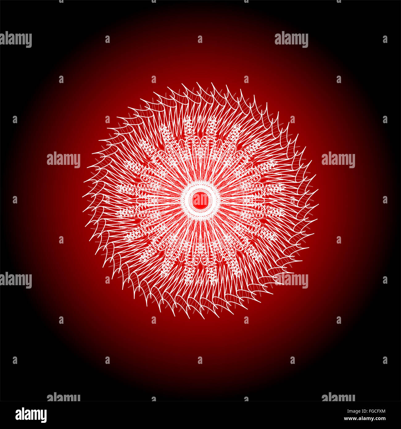 Red yellow swirl mandala hi-res stock photography and images - Alamy