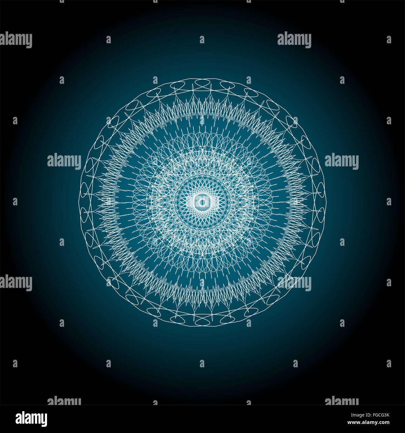 Blue mandala hi-res stock photography and images - Alamy