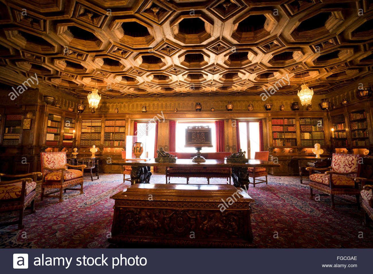 Hearst Castle Library High Resolution Stock Photography and Images - Alamy