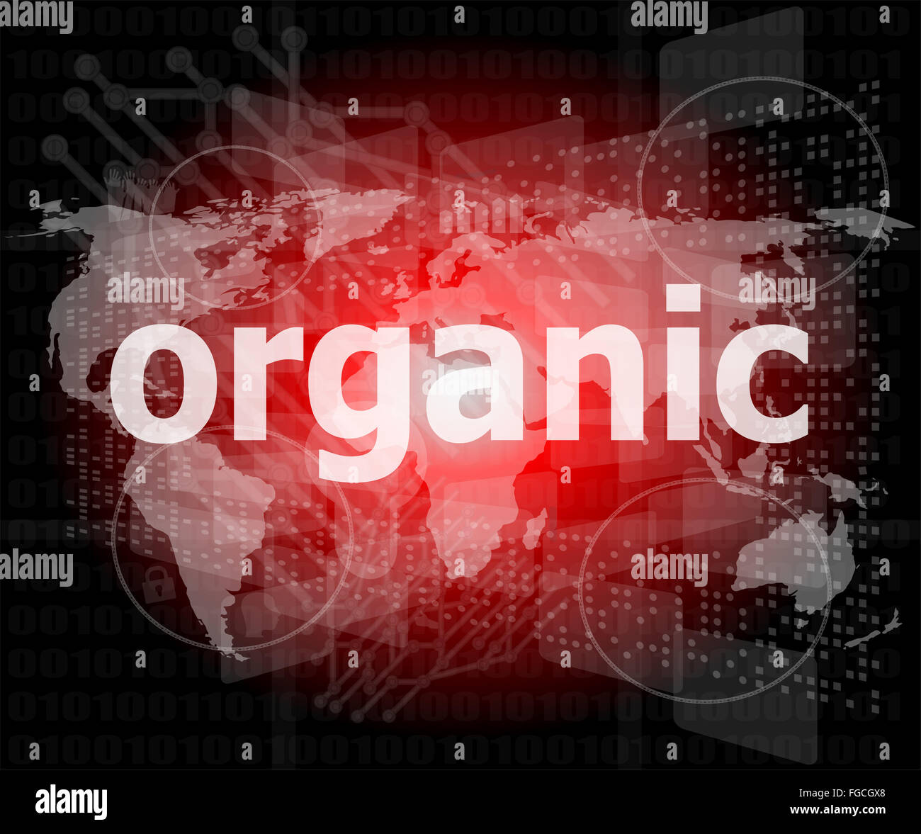 Marketing concept words organic hi-res stock photography and images - Alamy