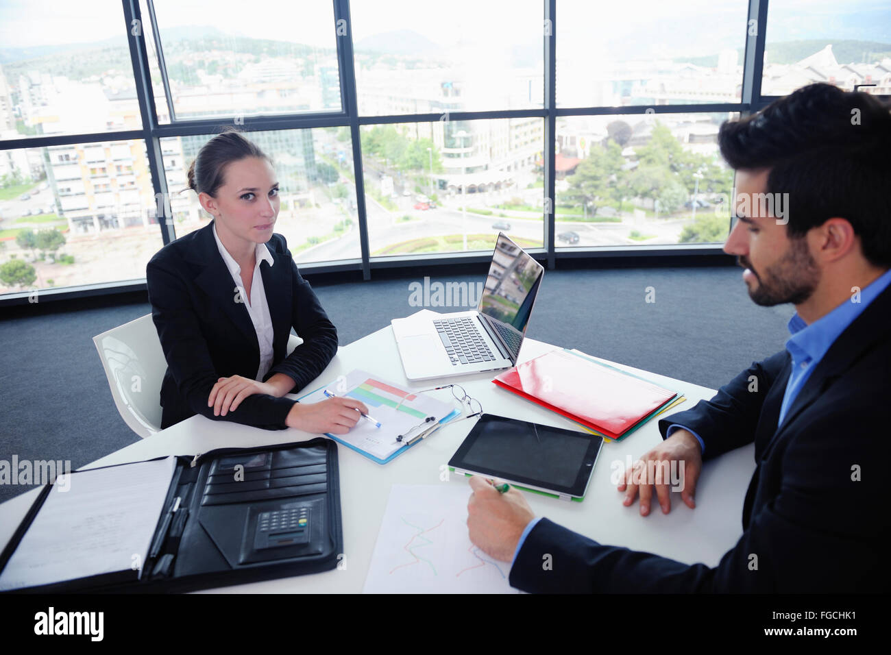 business people group in a meeting at office Stock Photo - Alamy