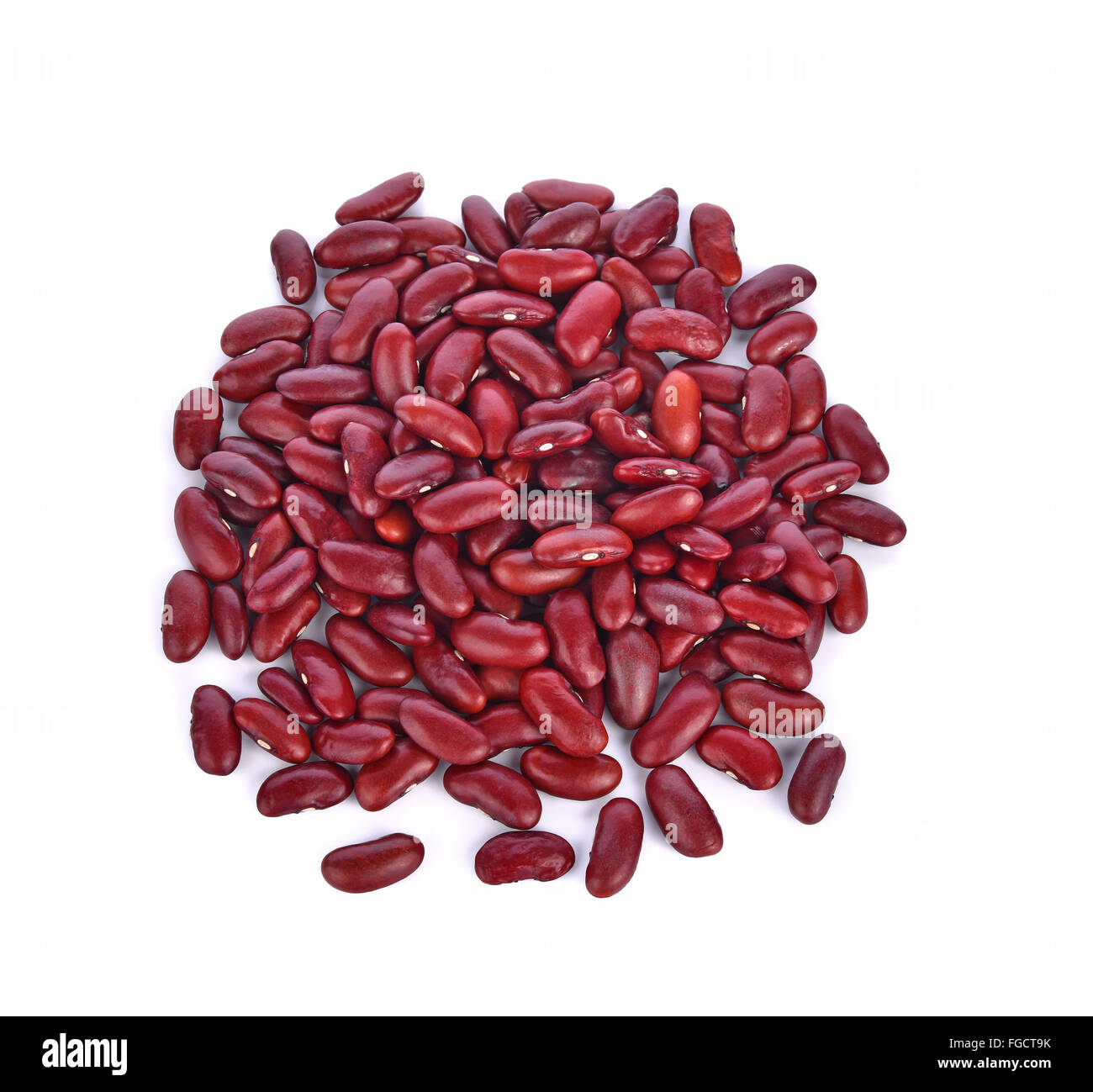 kidney beans on white background Stock Photo - Alamy