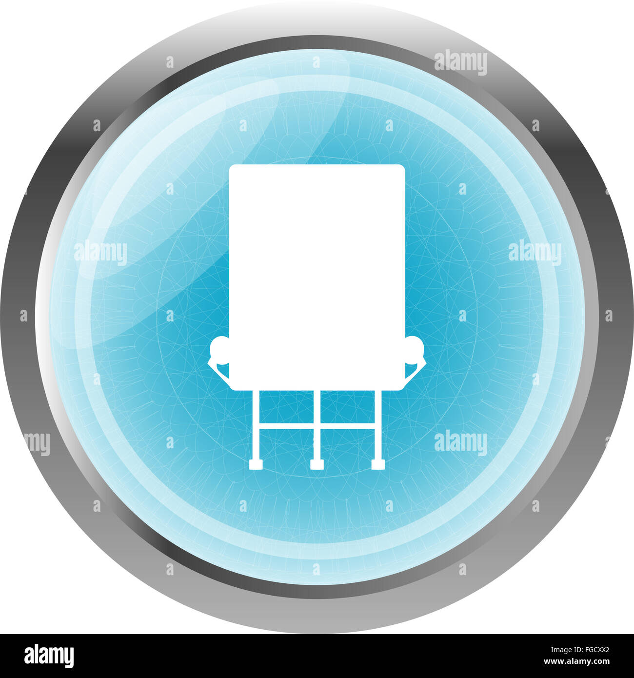 sign direction blue web button (icon) isolated on white Stock Photo - Alamy