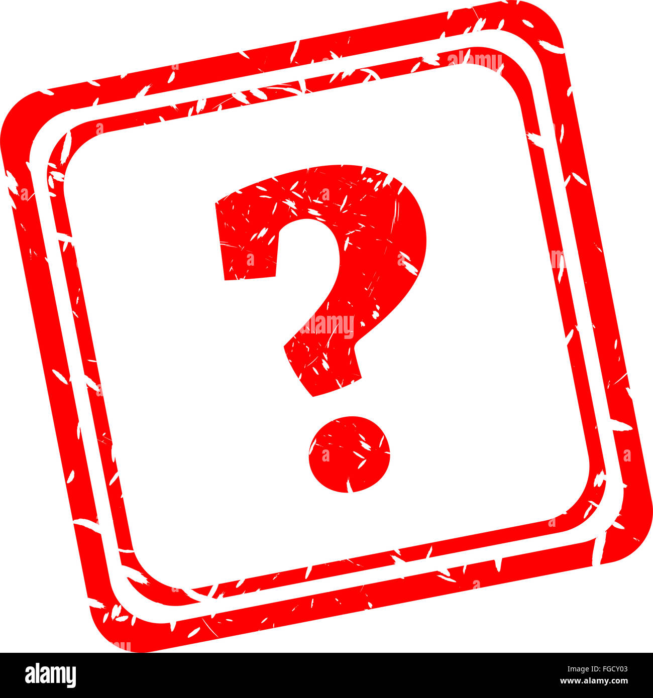 Question mark red stamp sign icon. Help symbol. FAQ sign Stock Photo ...