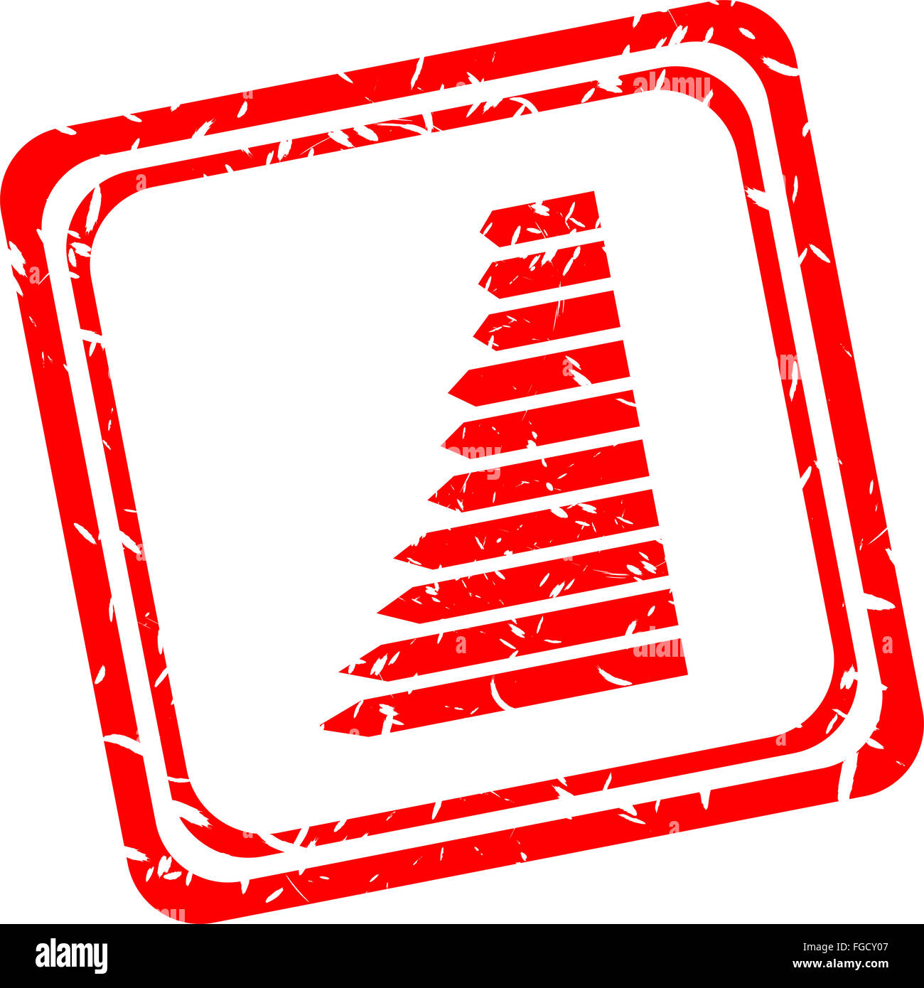 Profit Guaranteed Slogan with Growth Chart Icon - Red Stamp Stock Photo ...