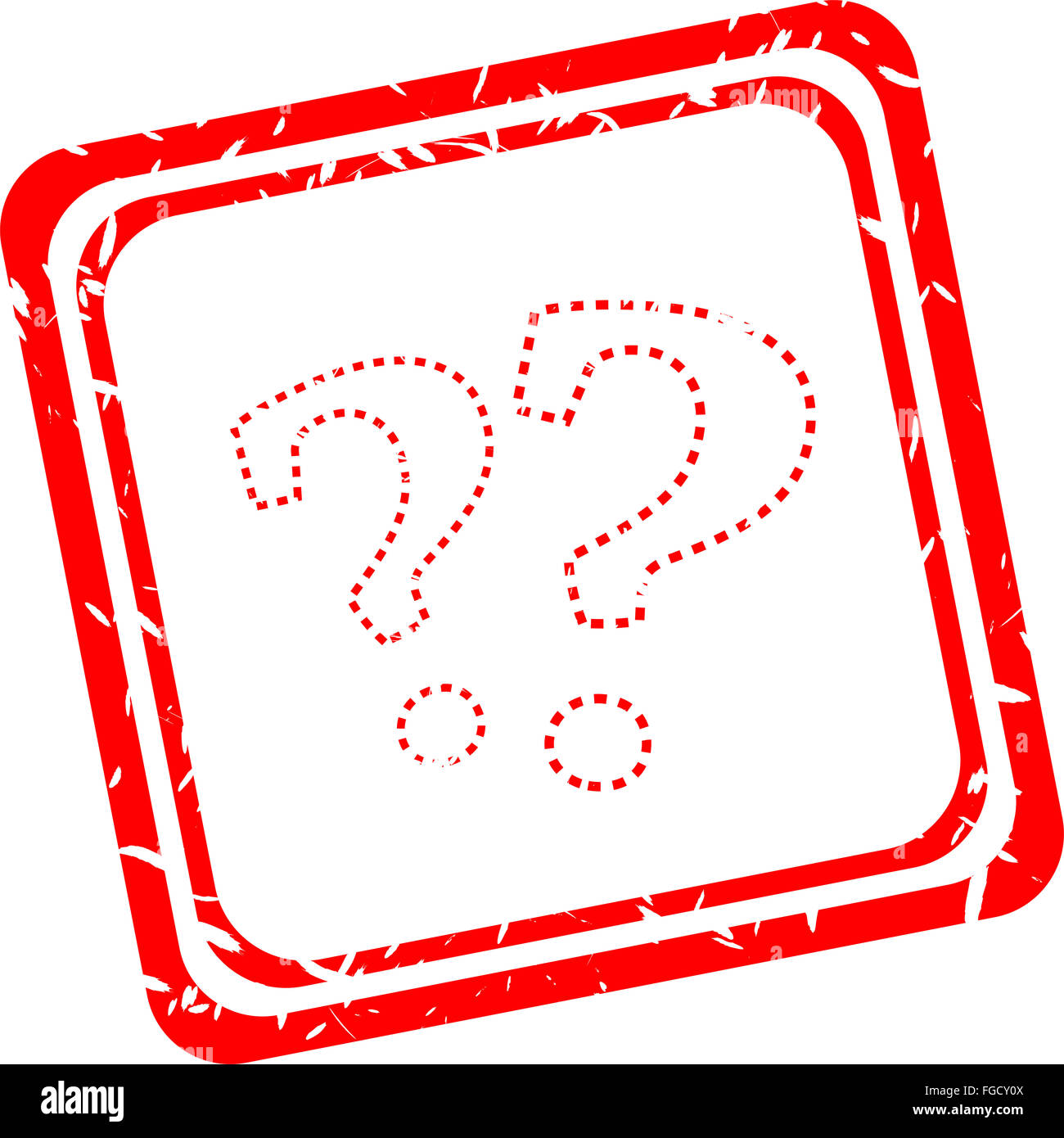 Problem stamp sign round hi-res stock photography and images - Alamy