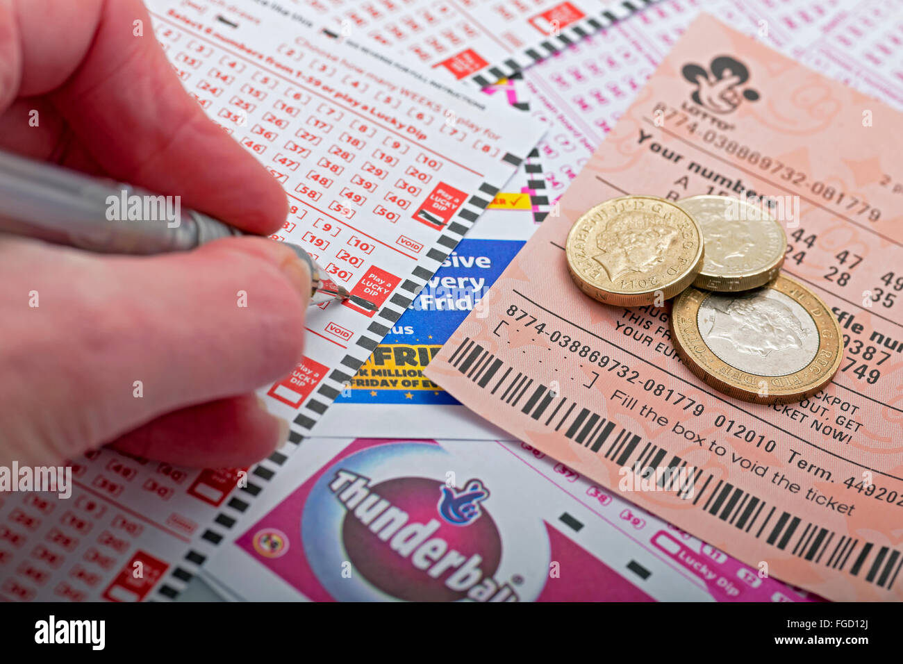 Lottery Numbers Stock Photos & Lottery Numbers Stock Images - Alamy