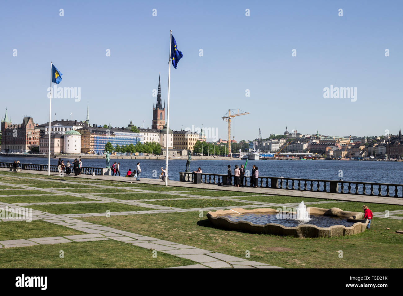 Ridarfjarden, Riddarholmen Church Stockholm, Sweden Stock Photo - Alamy