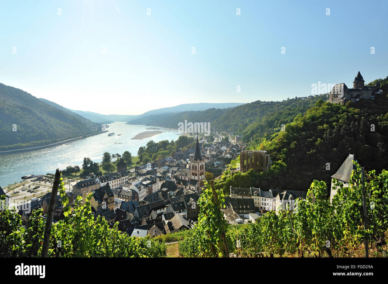 Ancient town bacharach hi-res stock photography and images - Alamy