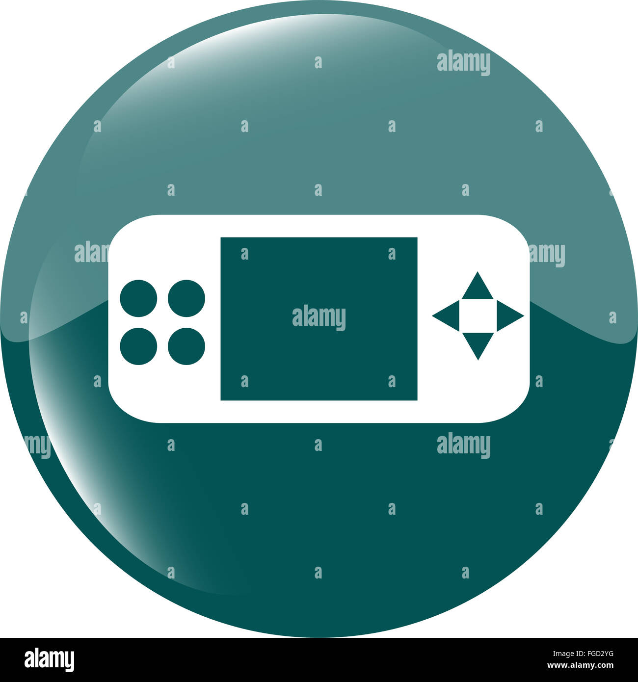 Isolated videogame control design hi-res stock photography and images ...
