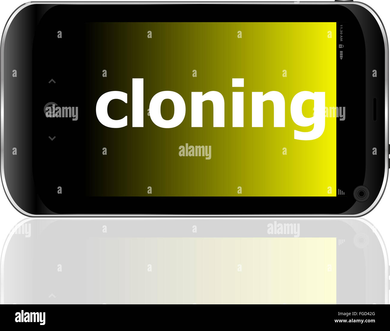 cloning word on smart mobile phone, business concept Stock Photo - Alamy