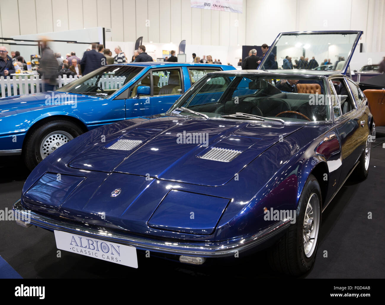 ExCel London,UK,18th February 2016,Classic Maserati on show at The ...