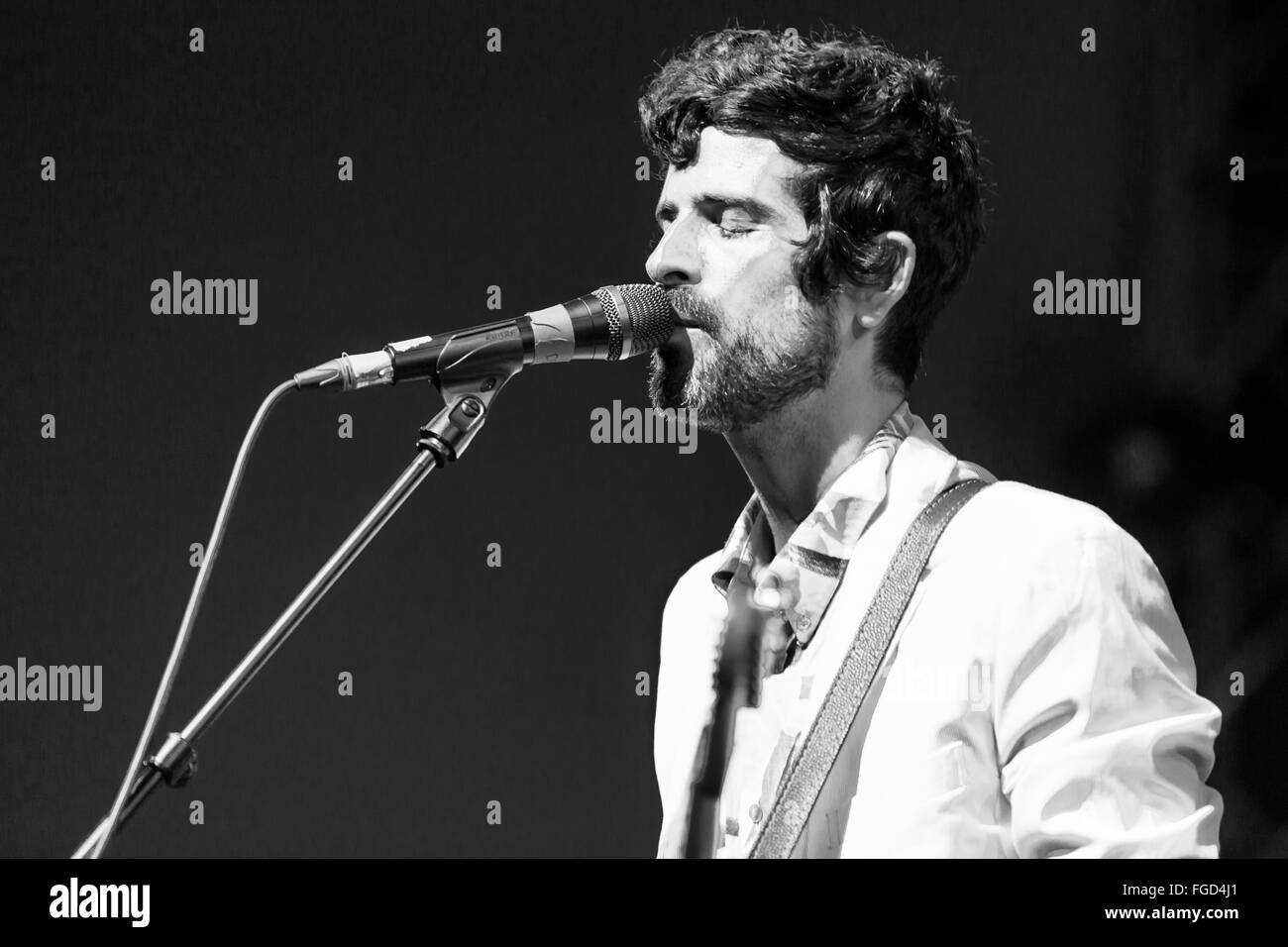 Devendra banhart singer Black and White Stock Photos & Images - Alamy