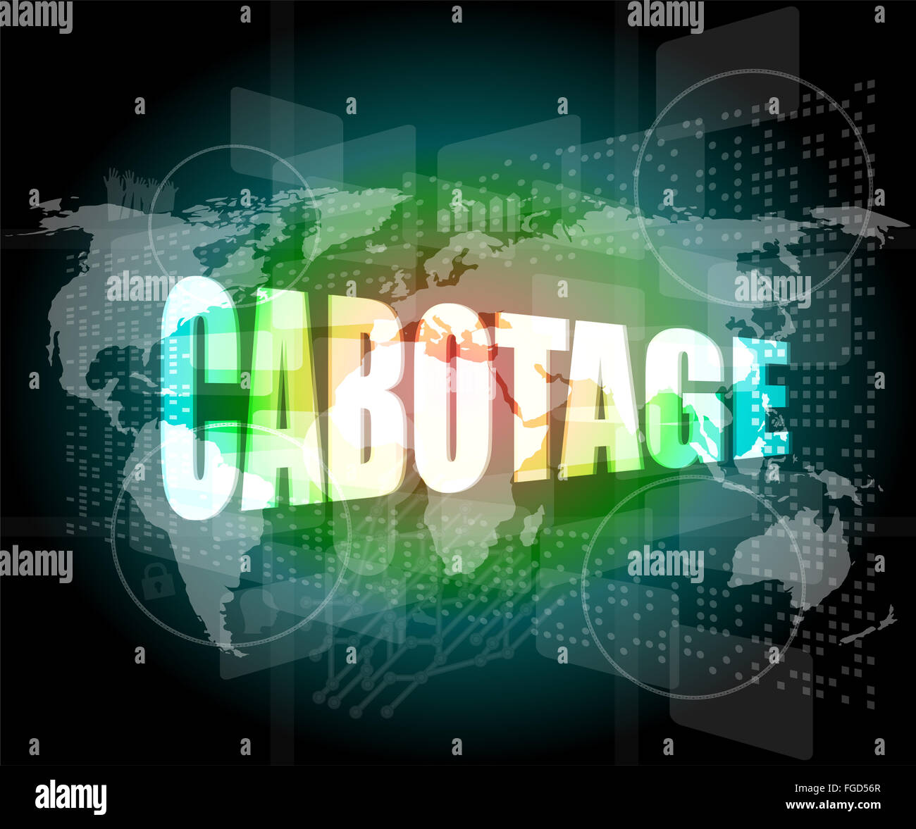 cabotage word on digital touch screen with world map Stock Photo - Alamy