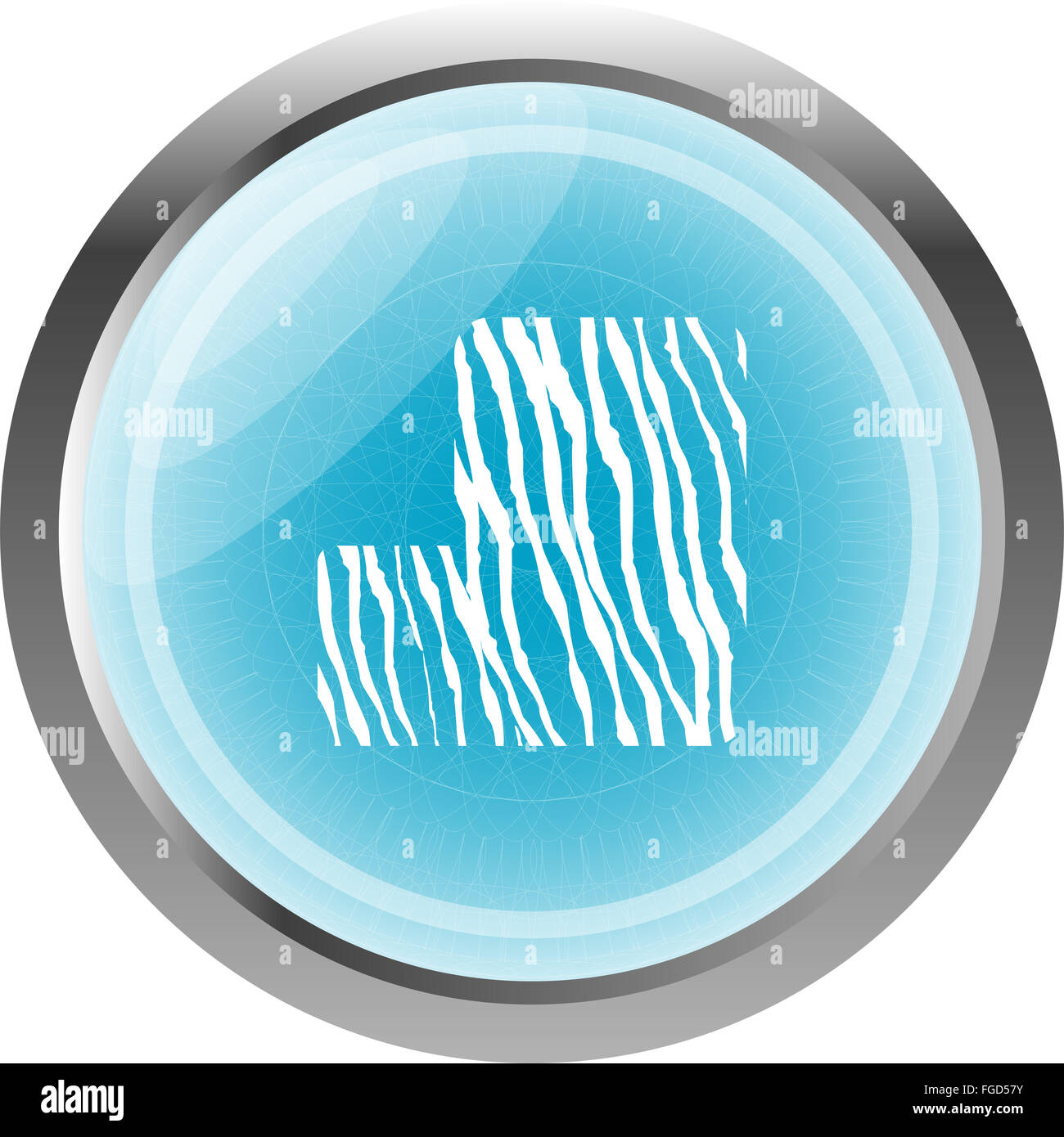 abstract icon on internet button isolated on white Stock Photo - Alamy