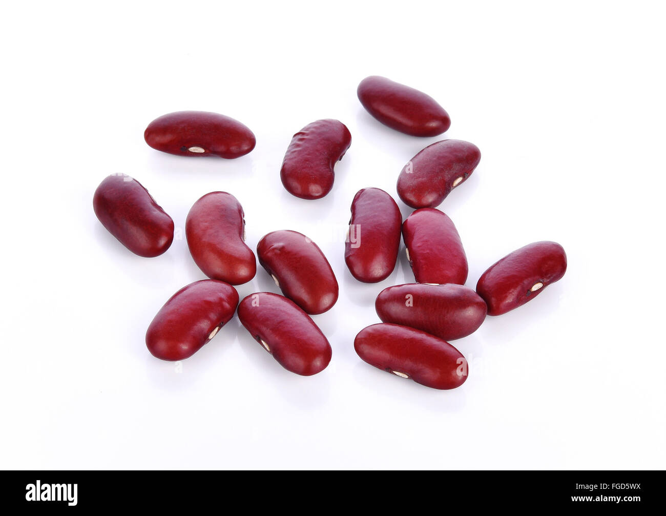 Raw red beans on Cut Out Stock Images & Pictures - Alamy