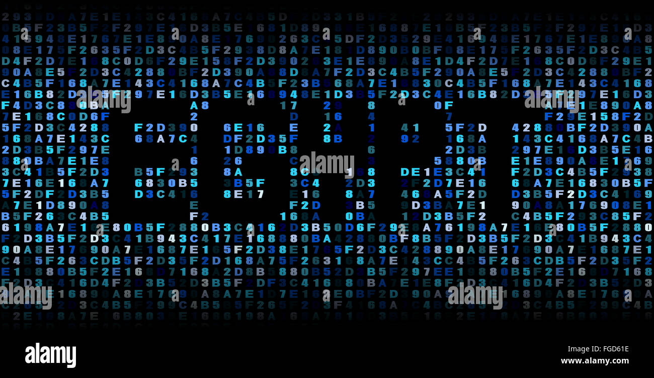 Egypt text on hex code illustration Stock Photo - Alamy