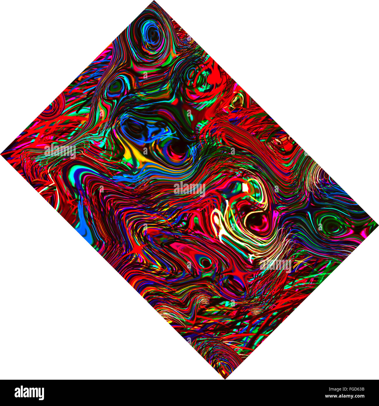 Beauty rectangle colorful abstract composition on white background ...