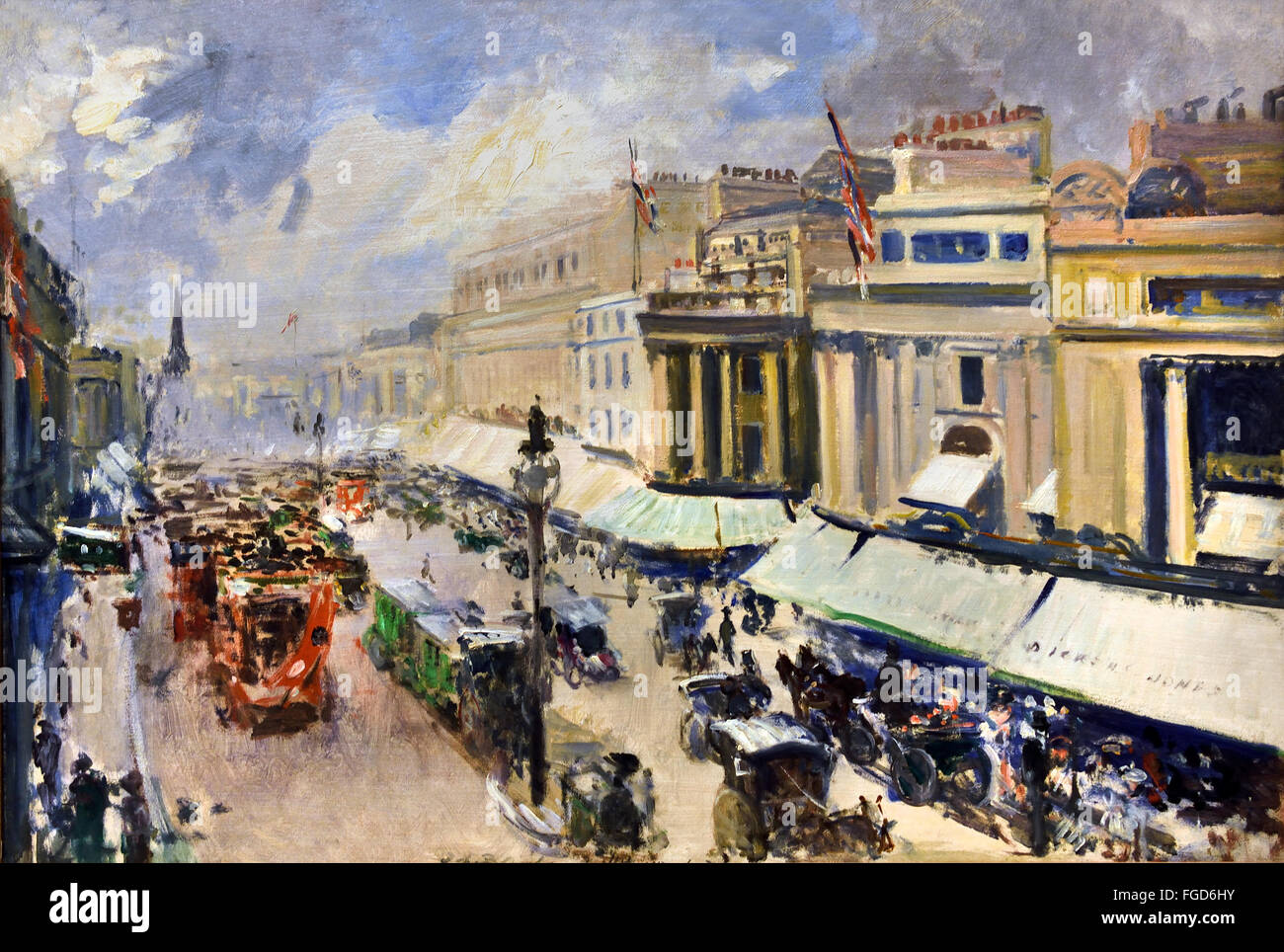 London Regent Street 1912 Jacques Emile Blanche 1861-1942 France French ...