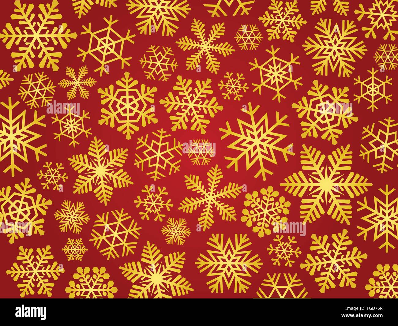 Yellow christmas background snowflakes Stock Vector Images - Alamy