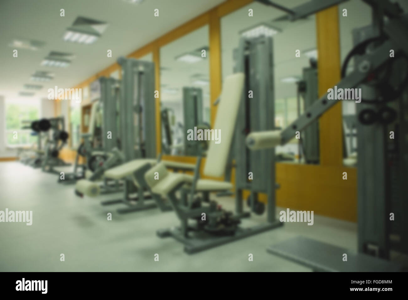 Abstract blur fitness gym background hi-res stock photography and ...