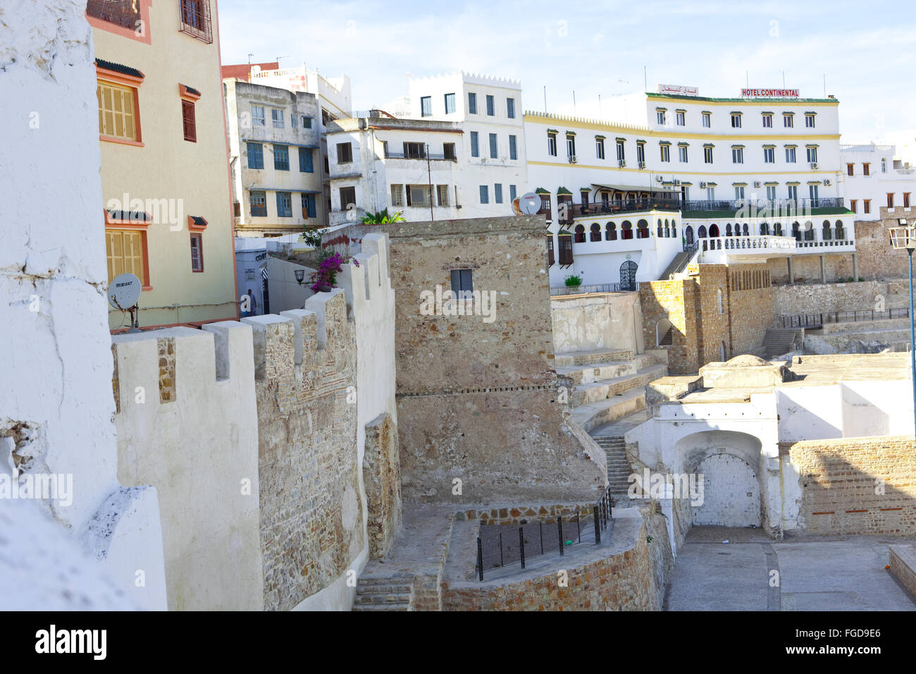 Morocco, Tangier, Kasbah, medina, general view Stock Photo - Alamy