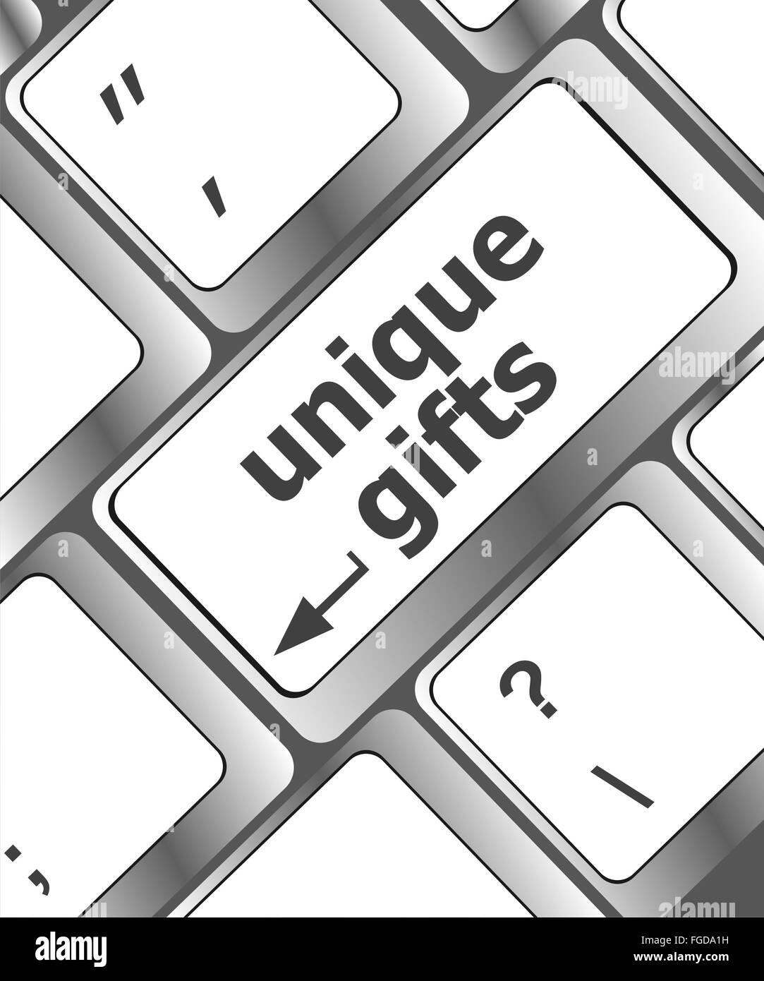 unique gifts, events button on the keyboard keys - holiday concept ...