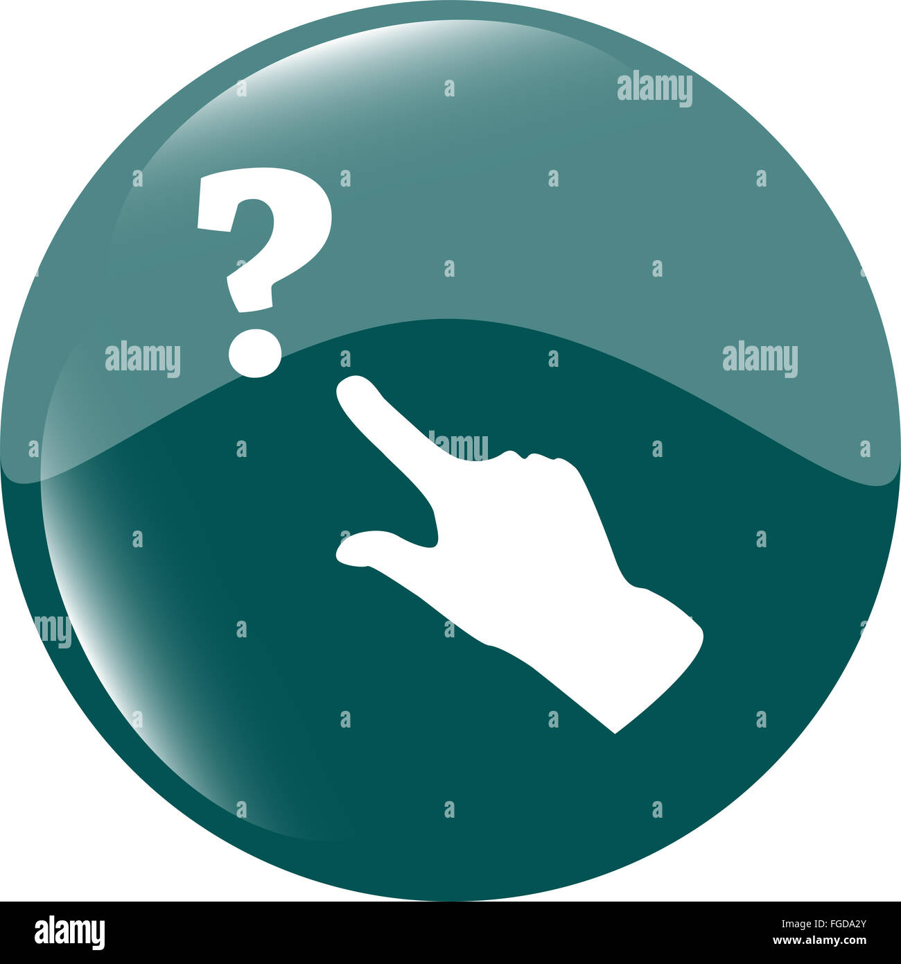 Question mark sign icon with people hand. Help symbol. FAQ sign. style ...