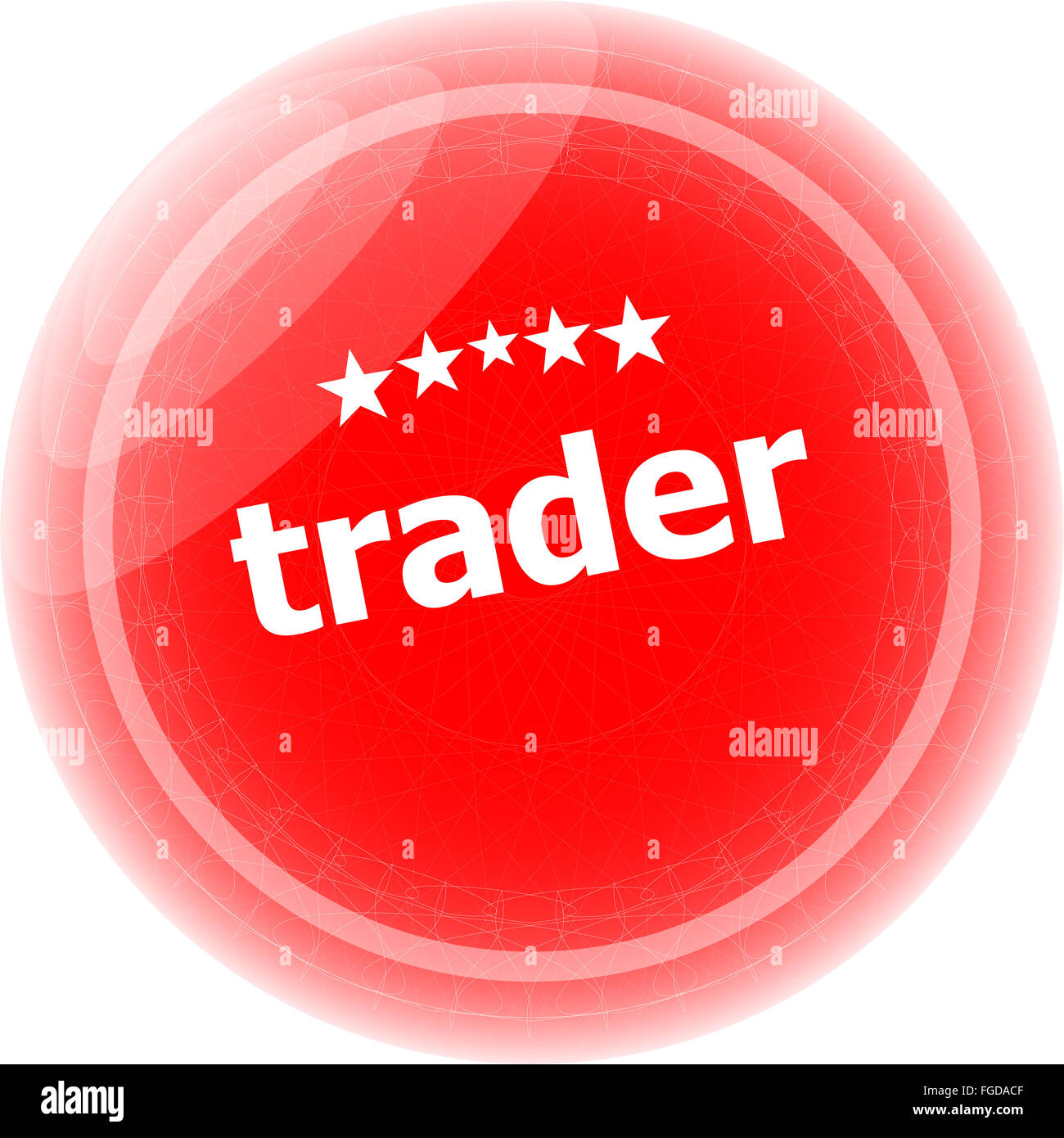 trader on red rubber stamp over a white background Stock Photo - Alamy
