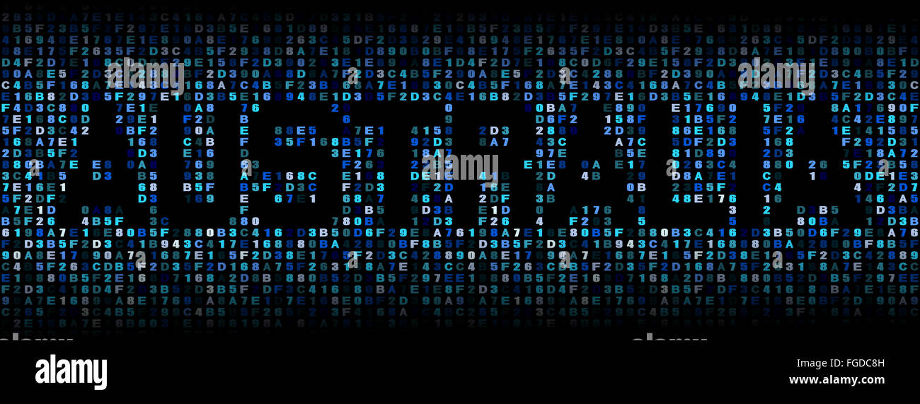 Australia text on hex code illustration Stock Photo - Alamy