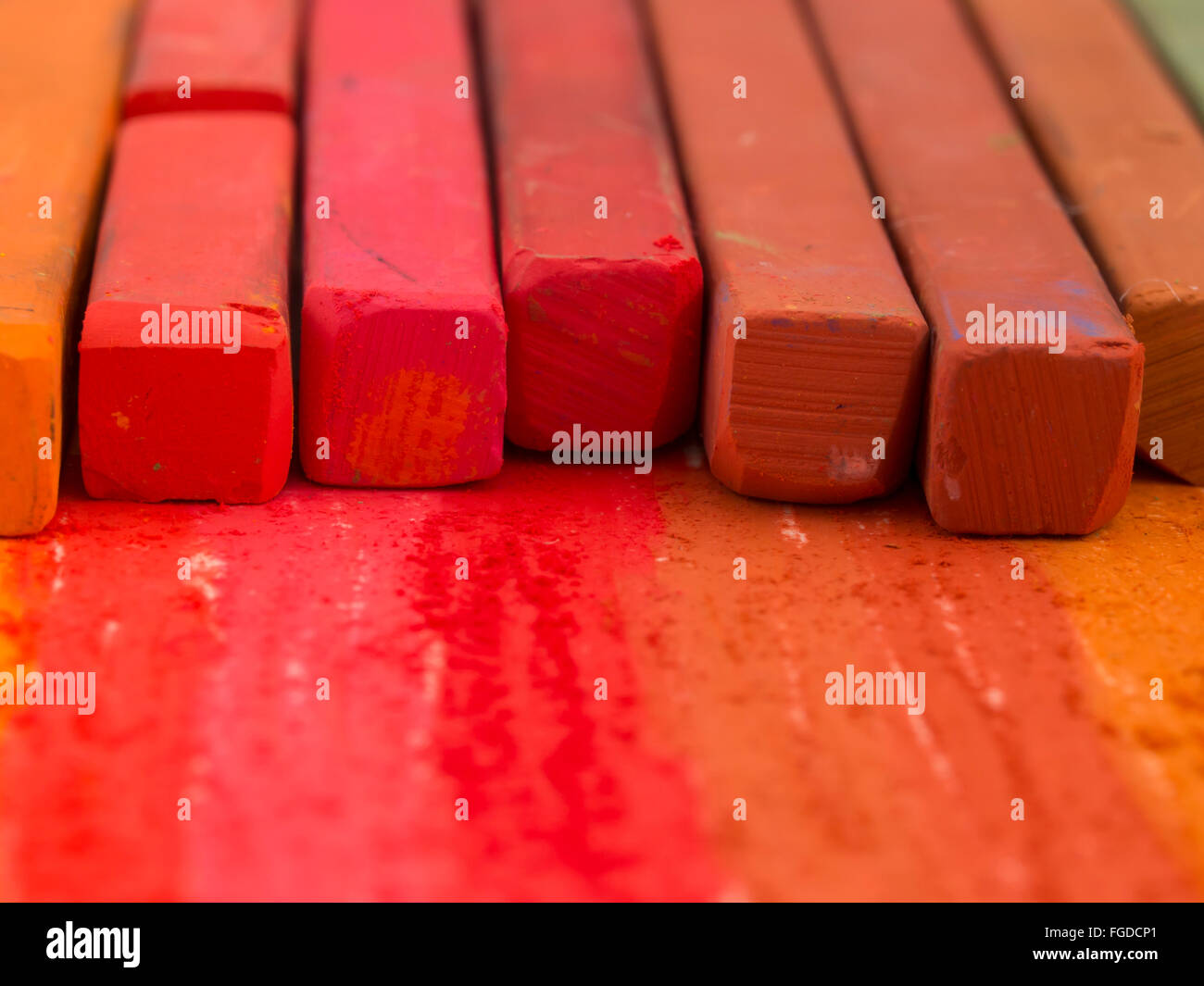 colorful artistic crayons Stock Photo - Alamy