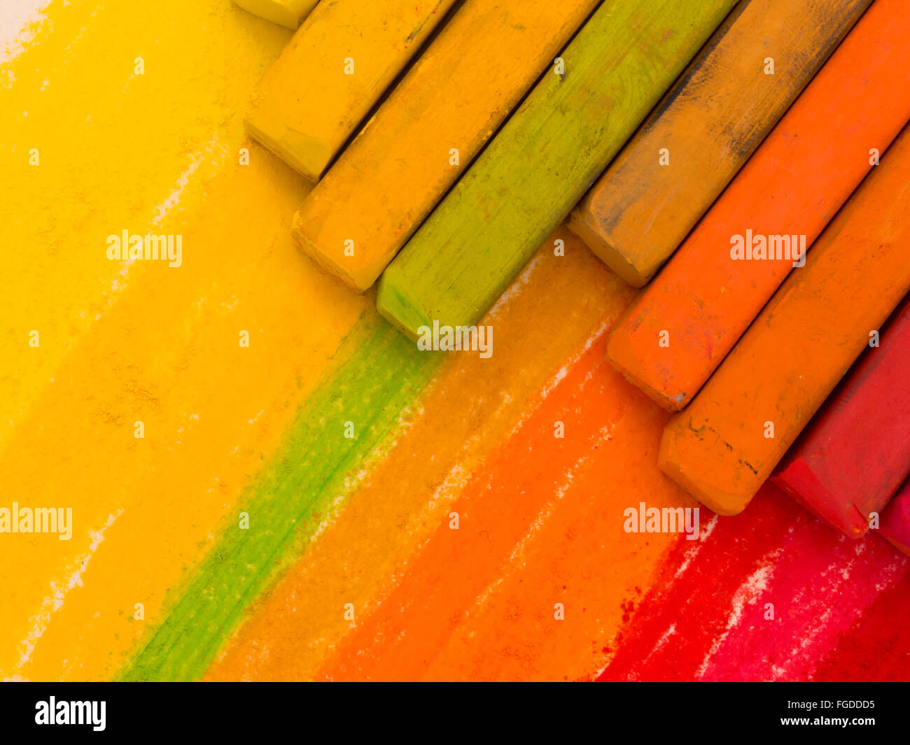 colorful artistic crayons Stock Photo - Alamy