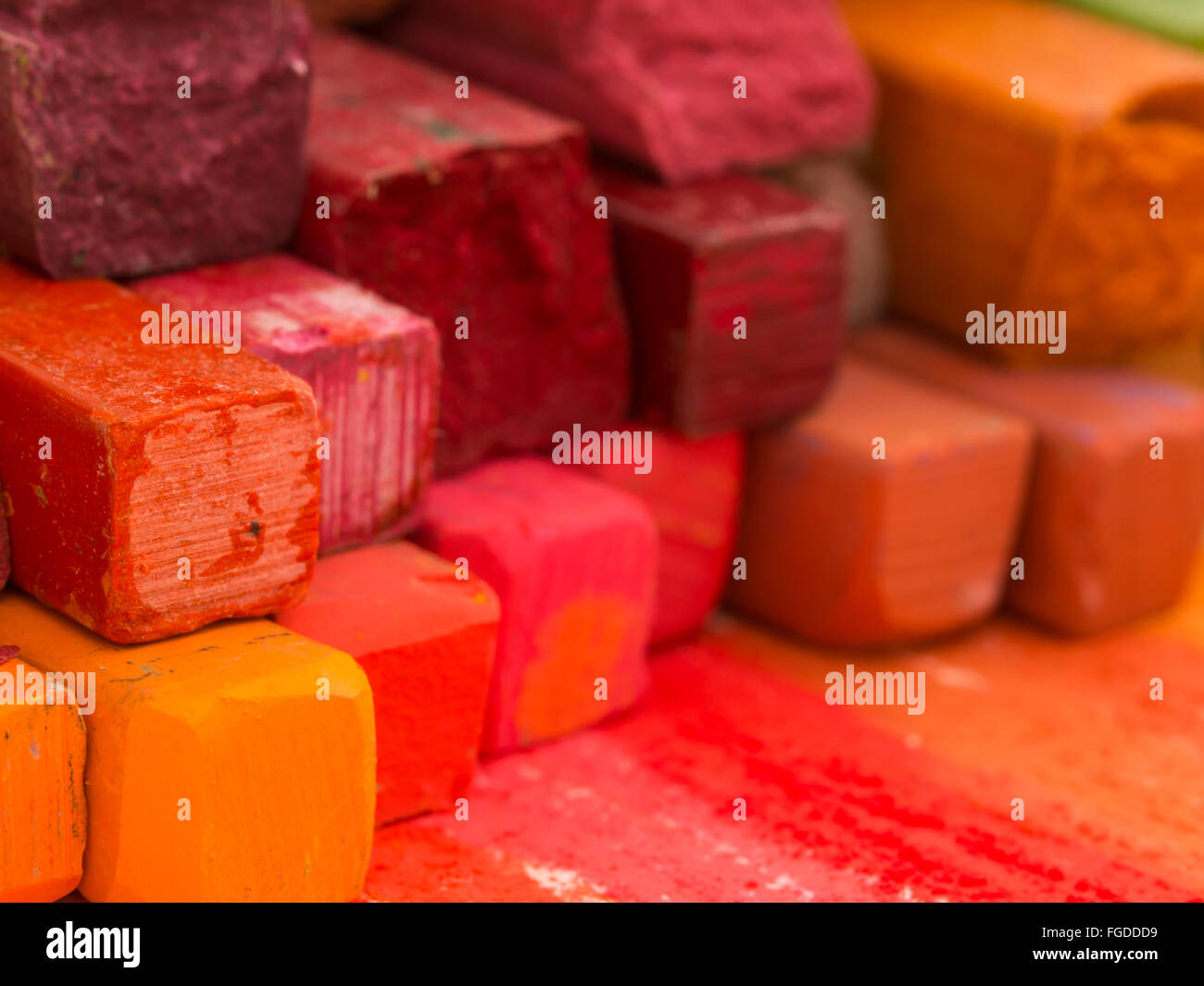 colorful artistic crayons Stock Photo - Alamy
