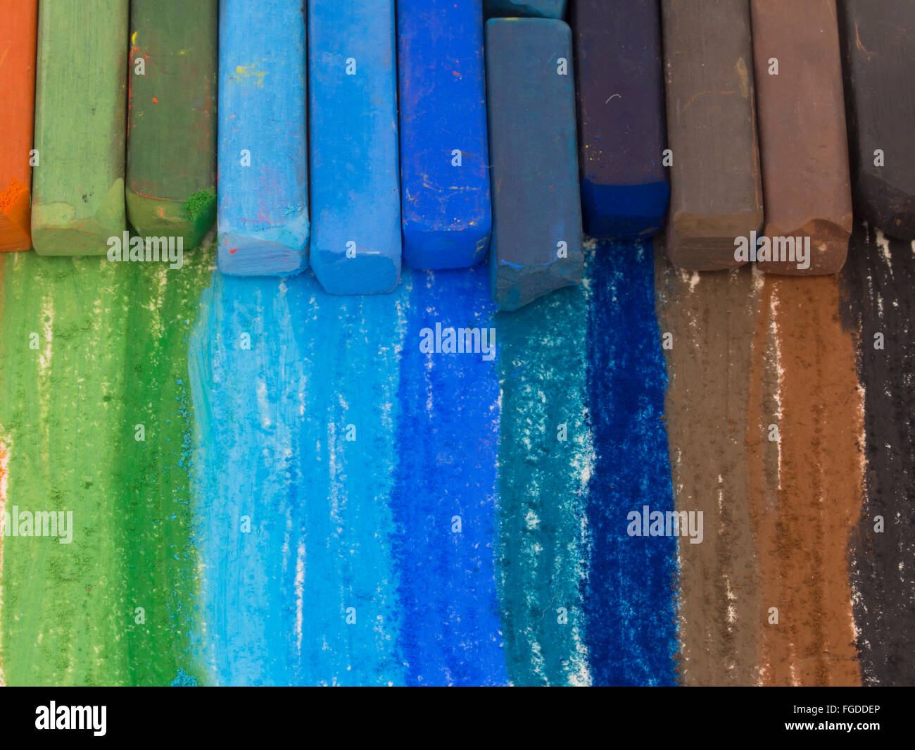 colorful artistic crayons Stock Photo - Alamy