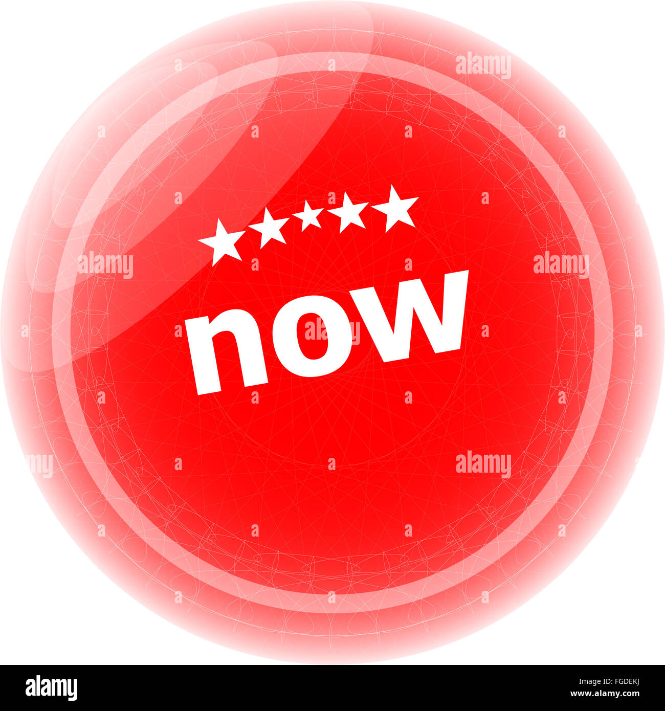 now word red stickers, icon button, business concept Stock Photo - Alamy