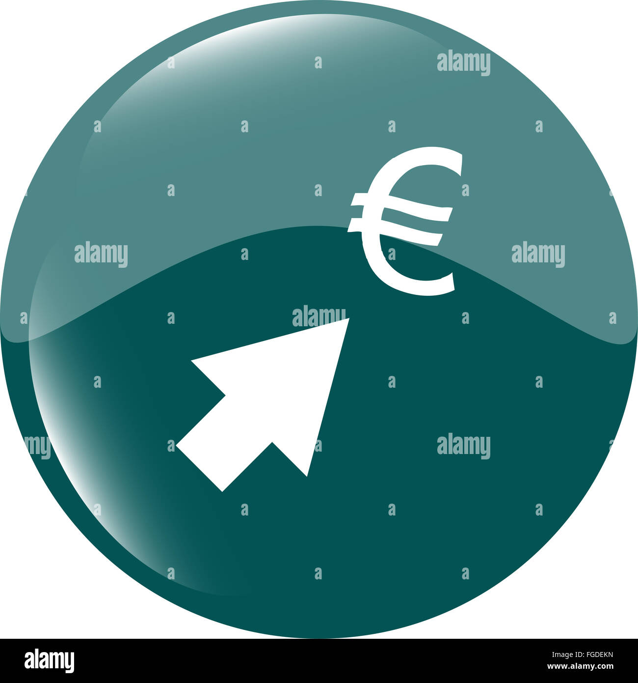 Currency exchange icons, euro money sign with arrows Stock Photo - Alamy