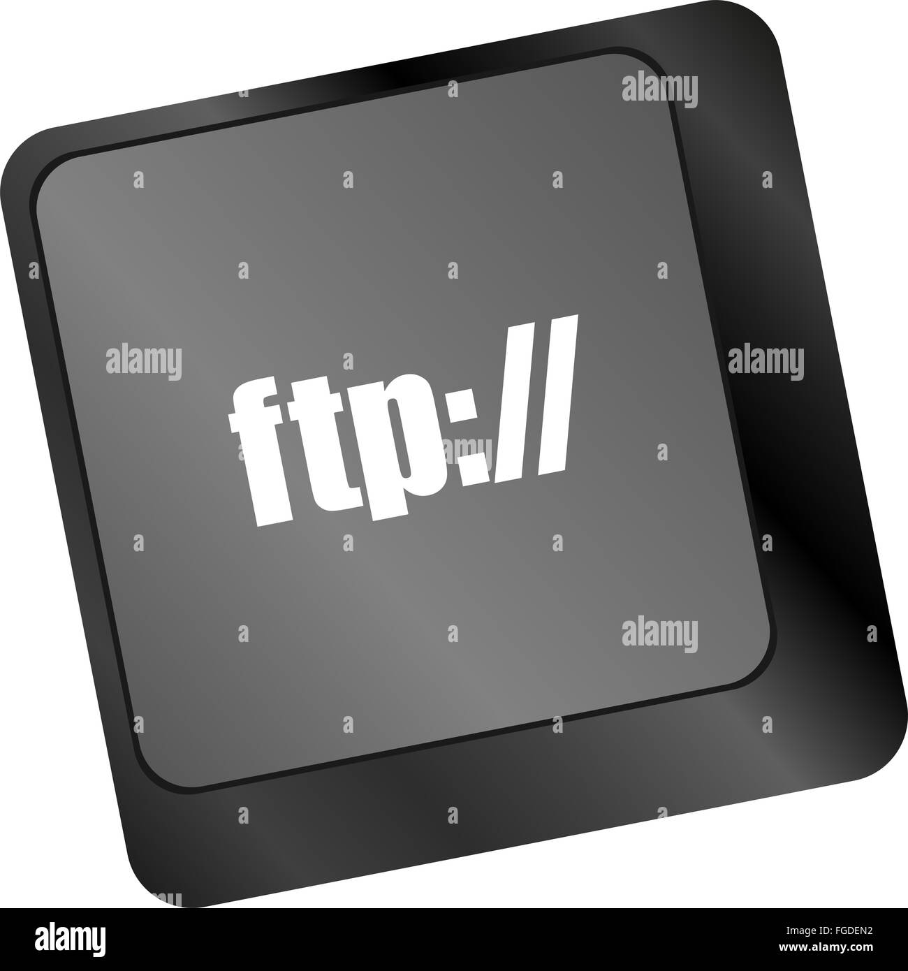 Computer keyboard with ftp key, technology background Stock Photo - Alamy