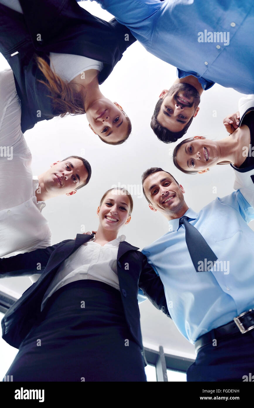 business people group joining hands Stock Photo - Alamy